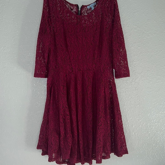Dresses | Super Cute Maroonred Dress | Poshmark